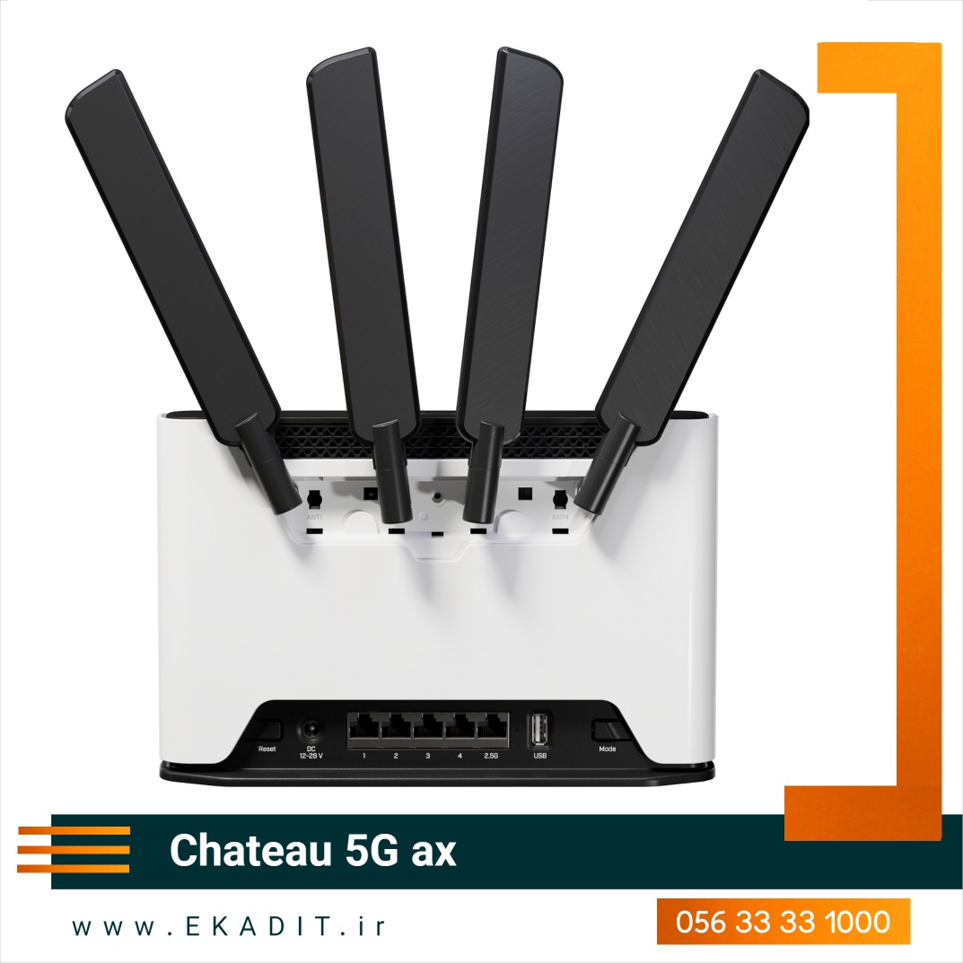 اکسس پوینت LTE میکروتیک Mikrotik Chateau 5G ax - ایکاد آی تی