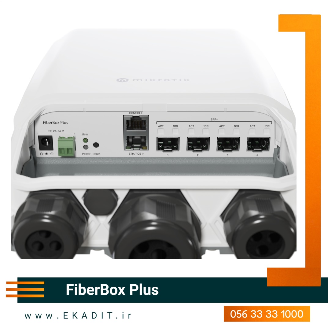 بهترین قیمت خرید روتر سوییچ میکروتیک Mikrotik FiberBox Plus